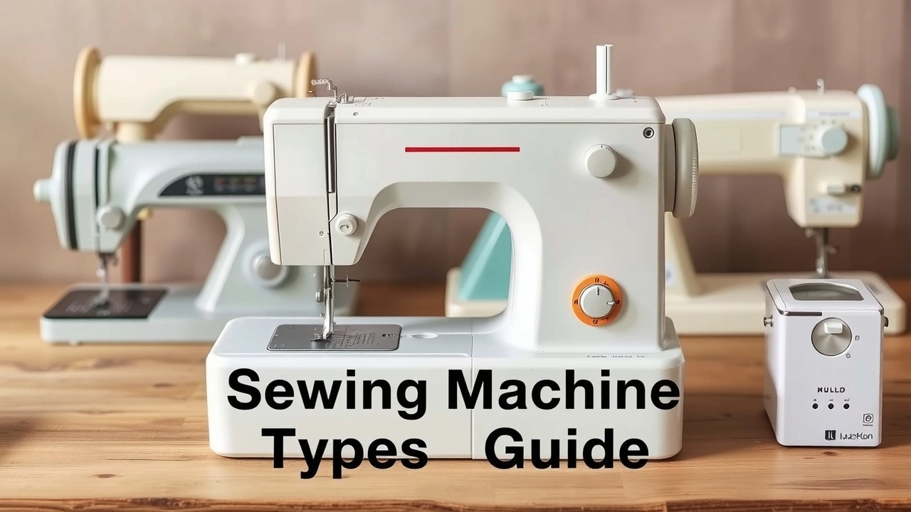 Types of Sewing Machines - Domestic, Industrial & Computerized Models