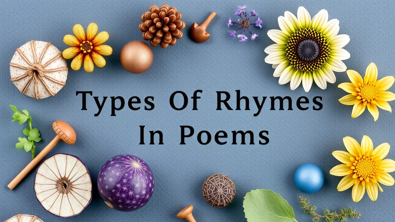 Types of Rhymes In Poems - Perfect, Slant, Internal, and More