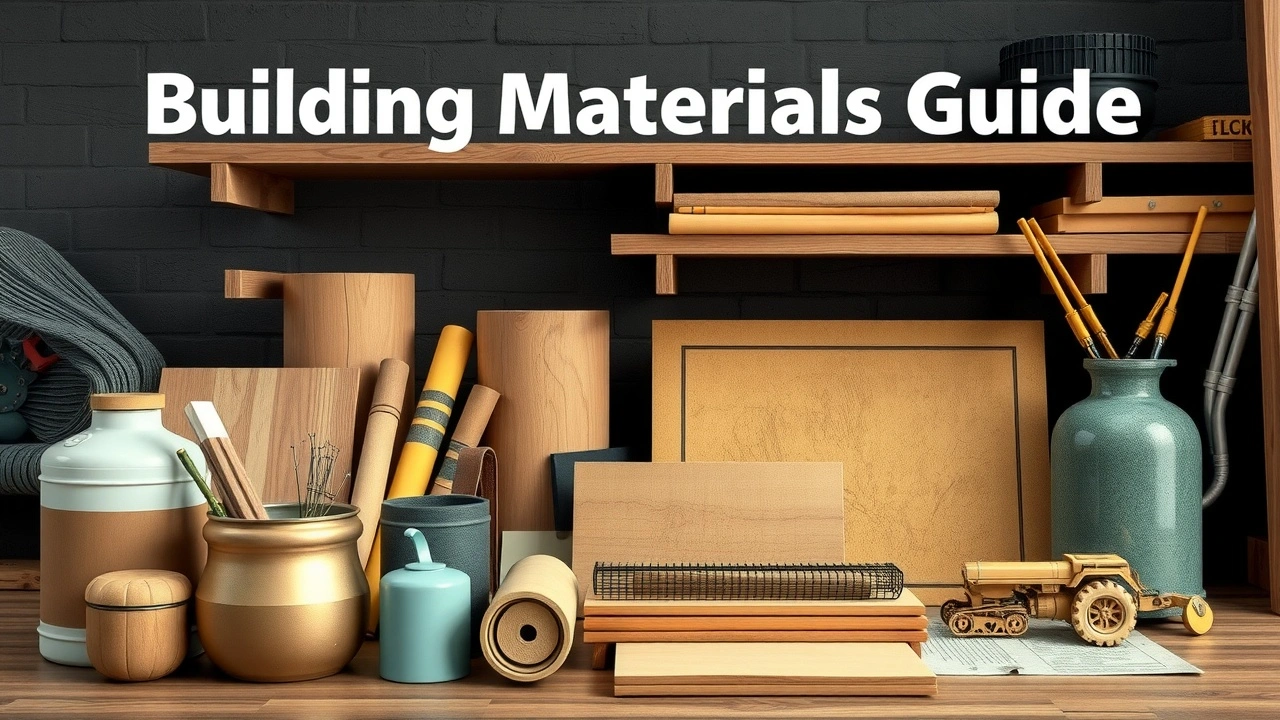 Types of Building Materials - Essential Construction Options and Their ...