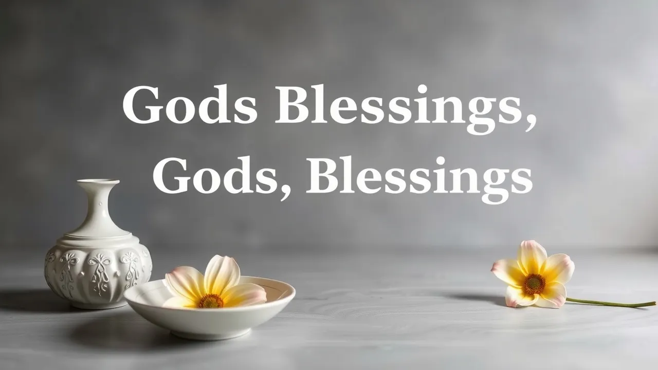 Types of Blessings From God - Grace, Gifts, and Divine Provision