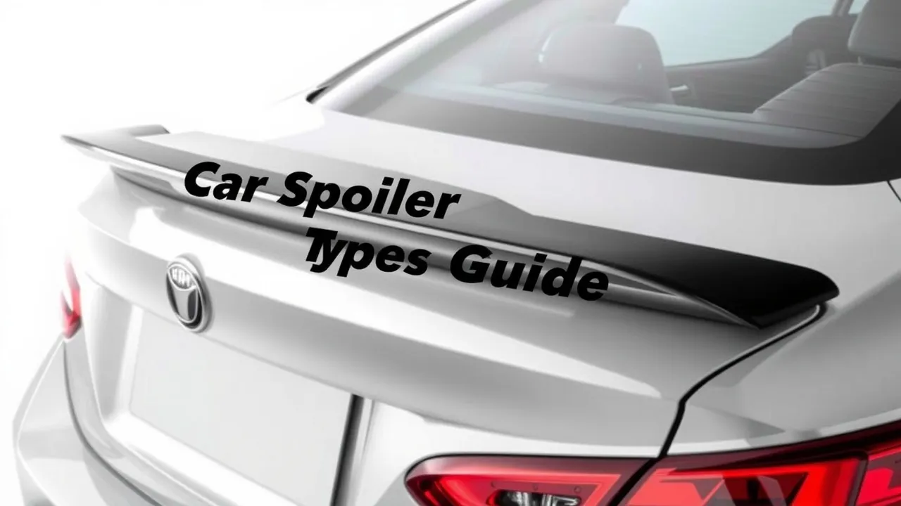 Types of Spoilers for Cars – Lip Spoilers, Rear Wings & More