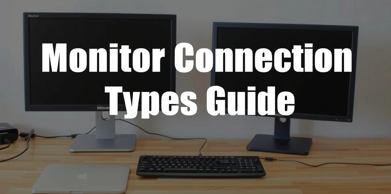 Types of Monitor Connection - HDMI, VGA, DisplayPort, USB-C & More